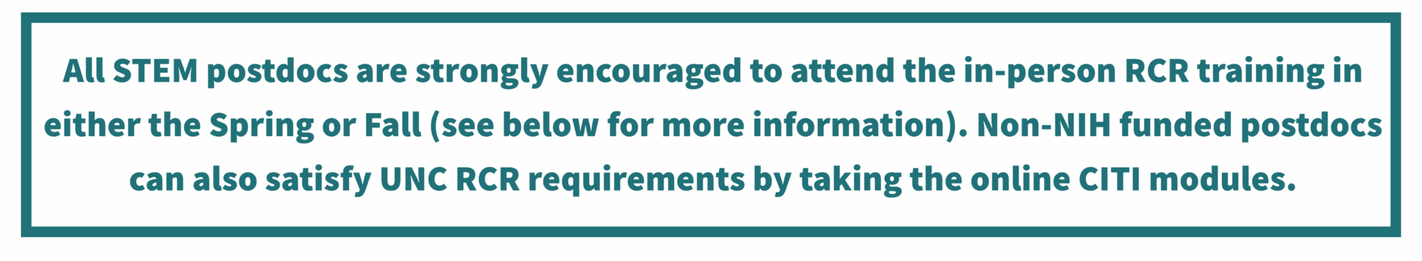 Responsible Conduct of Research (RCR) - UNC Research